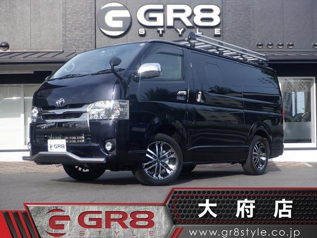 トヨタ ハイエースバン スーパーGL ダークプライム 4WD SDナビTV DVD再生の中古車｜グーネット中古車