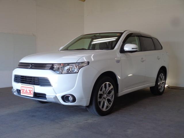 三菱 アウトランダーPHEV G 4WD 純正SDナビ ワンセグTV クルコンの中古車｜グーネット中古車