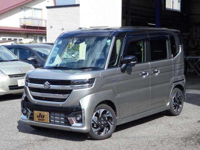 スズキ スペーシアカスタム ハイブリッドXS 4WD 9インチナビ フルセグTVの中古車｜グーネット中古車