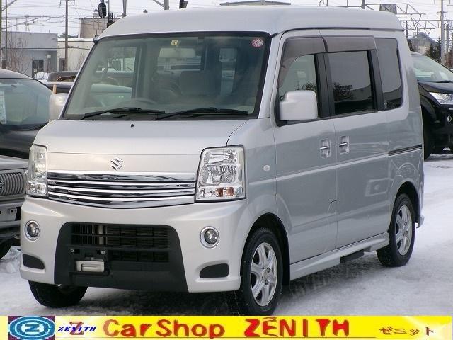 スズキ エブリイワゴン PZターボスペシャル 4WD ナビ＆フルセグTV＆Bluetoothオーディオ 両側パワースライドドアの中古車｜グーネット中古車