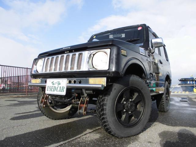 スズキ ジムニー HC 5MT 4WD ターボ リフトアップ F＆R社外チューブバンパー タンクガード 63.0万円 平成3年(1991年) 北海道 中古車 - 価格.com