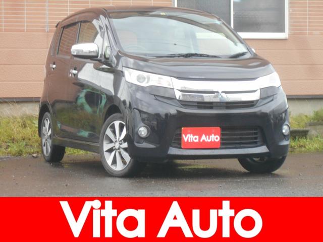 三菱 eKカスタム T 4WD SDナビ リアカメラ フルセグの中古車｜グーネット中古車