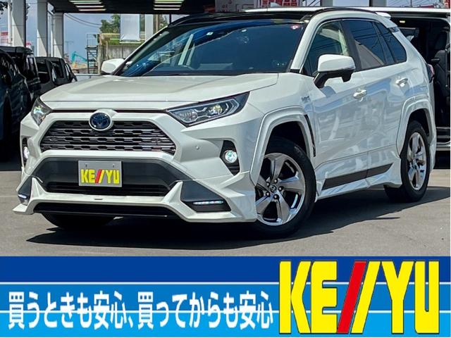 トヨタ RAV4 ハイブリッドG 4WD 【TRDフルエアロ＋TRDマフラー】純正9インチSDナビ 地デジTVの中古車｜グーネット中古車