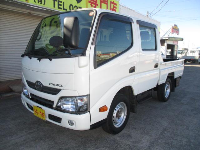 【中古車】トヨタ トヨエース 1t Wキャブ シングルジャストロー 4WD 全席パワーウインドー 車両総重量3．5t未満｜トラック市群馬前橋店 シンエイオート（有）｜中古車なら【グーネット】