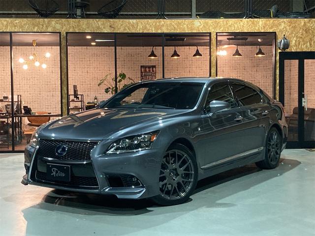 レクサス LS LS600h Fスポーツ Fスポ専用黒本革シート TRDエアロ＆マフラーの中古車｜グーネット中古車