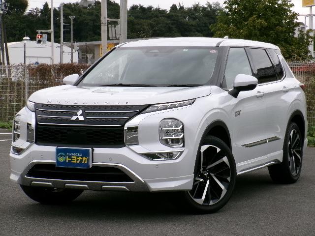 三菱 アウトランダーPHEV P 純正9インチスマートフォン連携ナビDTV 全方位モニター BOSEプレミアムサウンドシステムの中古車｜グーネット中古車