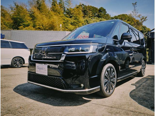HONDA STEPWAGON E:HEV SPADA PREMIUM LINE | 2024 | BLACK | 4 km | details.- Japanese used cars ...