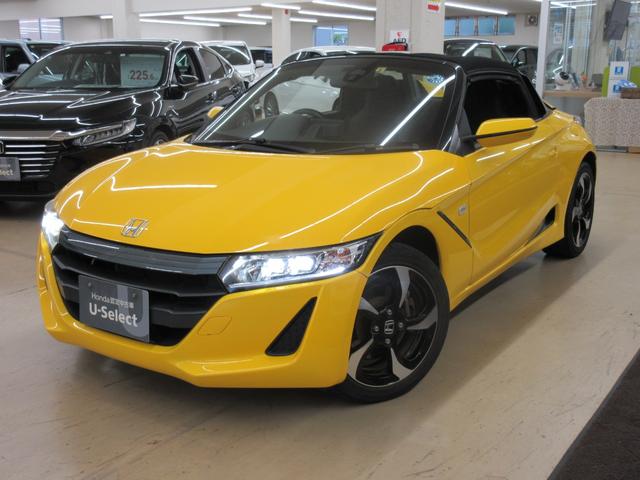 ホンダ S660 α センターディスプレイBlutooth接続CTBAワンオーナークルーズコントロールリヤカメラLEDヘッドライトオートエアコンサイドエアバッグアルミホイールETC 1オーナー ...