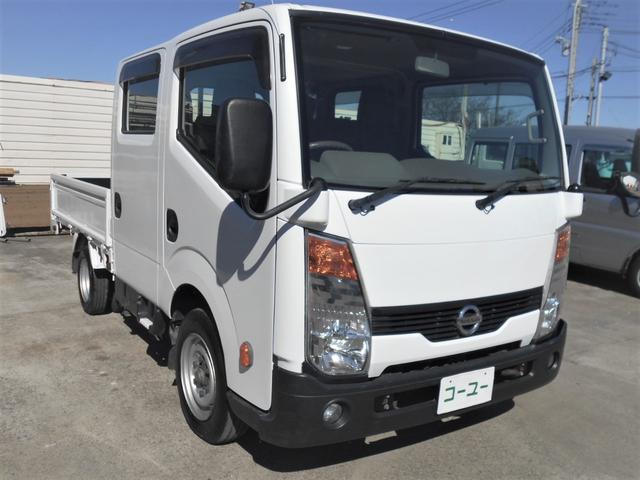 日産 アトラストラック WキャブスーパーローDX 1．25t 平ボディの中古車｜グーネット中古車