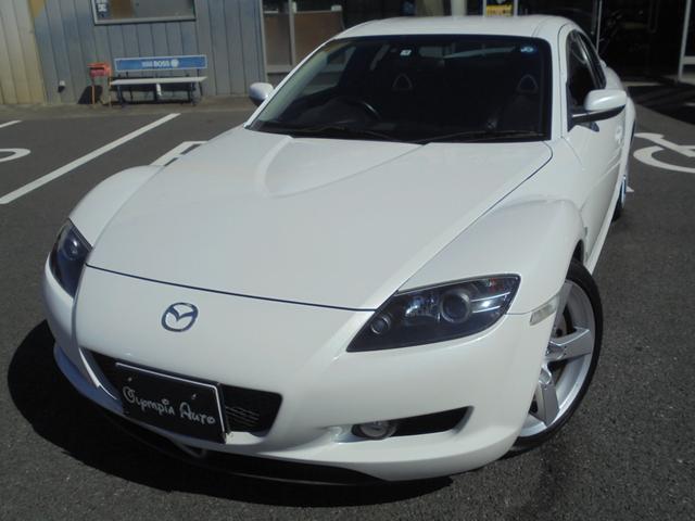 マツダ RX－8 タイプS 純正6速MT 黒革シート オートエグゼ車高調 パワーシートの中古車｜グーネット中古車