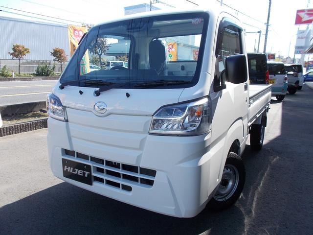 ダイハツ ハイゼットトラックスタンダードSAIIIt 届出済未使用車 衝突回避支援システム LEDヘッドライト オートライト 4AT 2WDの中古車 車体価格99万円 2021(令和3)年式 ...