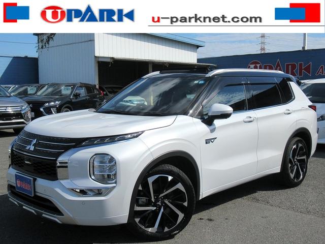 三菱 アウトランダーPHEV P e－Assist サンルーフ 黒革の中古車｜グーネット中古車