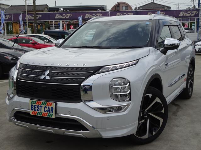 三菱 アウトランダーPHEV G スポーティパッケージ 純正フルエアロ ワンオーナーの中古車｜グーネット中古車