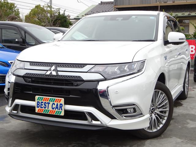 三菱 アウトランダーPHEV Gプラスパッケージ 大画面ナビフルセグTV マルチアラウンドカメラ ETCの中古車｜グーネット中古車