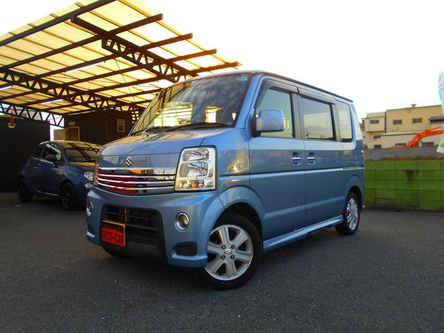 スズキ エブリイワゴン PZターボスペシャル 4WD HIDヘッドライト 両側電動スライドドア 電動サイドステップの中古車｜グーネット中古車
