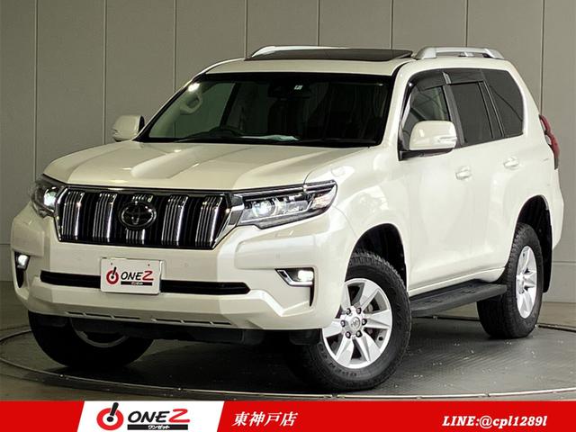 トヨタ ランドクルーザープラド TX ディーゼルターボ4WD サンルーフ 9インチSDナビの中古車｜グーネット中古車