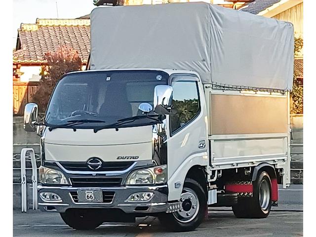 日野 デュトロ 全低床2t積幌車 極東600kg垂直パワーゲート ラジコン 4．0ディーゼルターボ 5速の中古車｜グーネット中古車