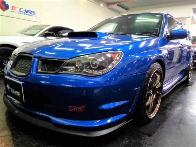 スバル インプレッサ WRX STi 後期F型モデルSTIフルエアロEJ20BOXERターボエンジン6MT4WDステンマフラーTEIN車高調HKSエアクリブレンボDEFIメータWORKアルミ ...