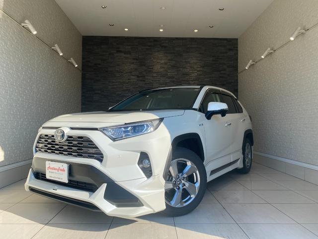 トヨタ RAV4 ハイブリッドG TRDエアロ 純正9インチナビ TVの中古車｜グーネット中古車
