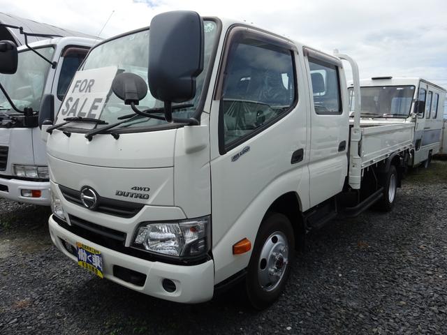 日野 デュトロ ロングWキャブ全低床 4WD 2t ロング WPの中古車｜グーネット中古車