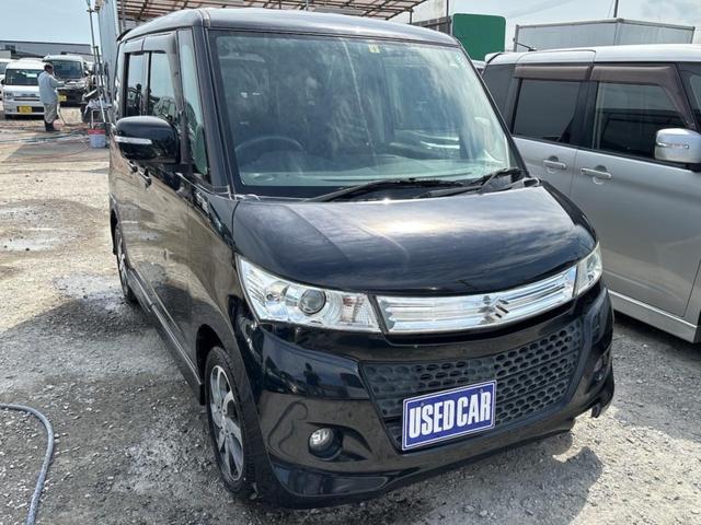 パレットSW（スズキ）XS 純正フルエアロ14インチAW／スマートキー／オートエアコン／アームレスト／プッシュスタート／パワースライドドア／電動格納ミラー／プライバシーガラス／ウィンカードア ...