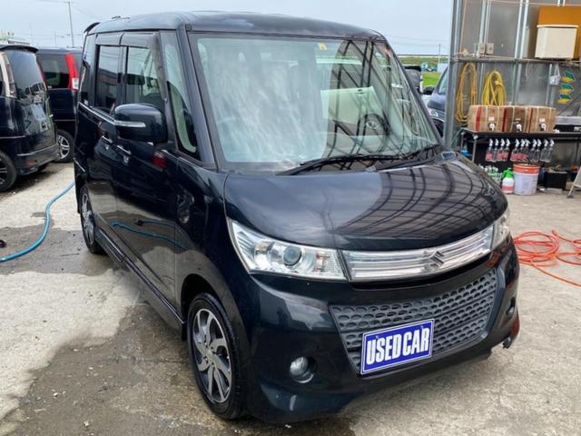 パレットSW - スズキ XS 走行51400キロ／純正フルエアロ14インチAW／スマートキー／オートエアコン／アームレスト／プッシュスタート／パワースライドドア／USB端子付きCDオーディオ ...