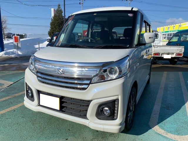スズキ スペーシアカスタム XSターボ 4WD スマートキー エンジンスターター ETCの中古車｜グーネット中古車