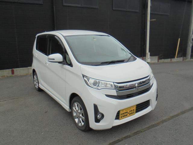 三菱 eKカスタム G 4WD 純正ナビTVバックカメラ エアロの中古車｜グーネット中古車