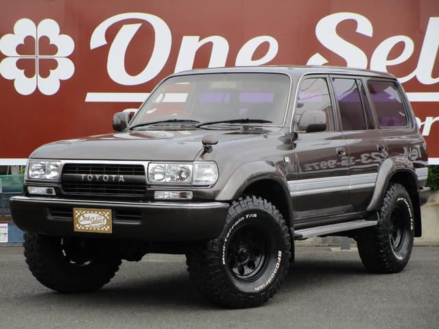 トヨタ ランドクルーザー80 VX 中期型ディーゼルターボ HDJ81V 背面レスクラシックオールドコンプリート リフトUPの中古車｜グーネット中古車