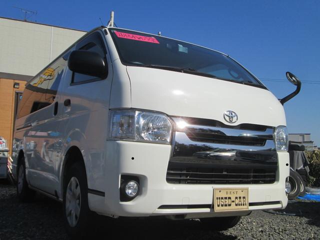 トヨタ ハイエースバン ロングDX 30ディーゼルターボ4WD Wエアコン リアヒーターの中古車｜グーネット中古車