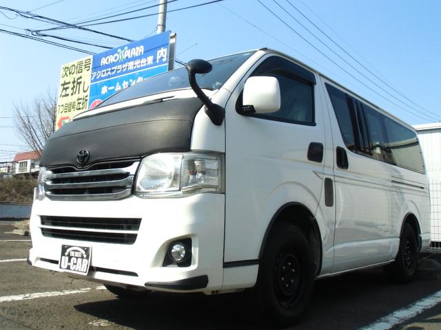 トヨタ ハイエースバン ロングDX 3000ディーゼルターボ4WD 5ドア ワンオーナーの中古車｜グーネット中古車