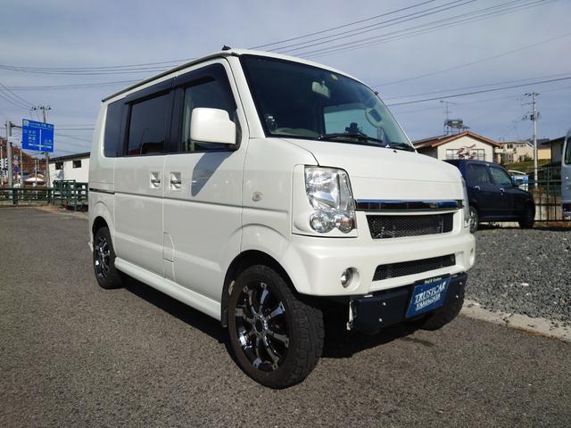 スズキ エブリイワゴン PZターボ 4WD ターボ オートエアコン TVの中古車｜グーネット中古車