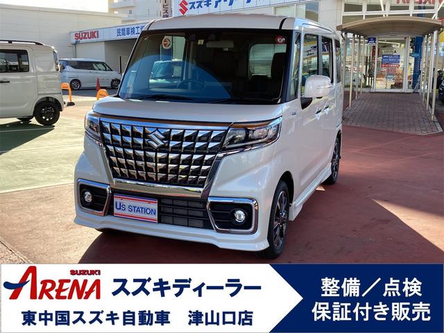 スズキ スペーシアカスタム ハイブリッドXS （CVT 2WD）スズキコネクト対応9インチメモリーナビゲーション全方位カメラ付き スズキセーフティーサポートの中古車｜グーネット中古車