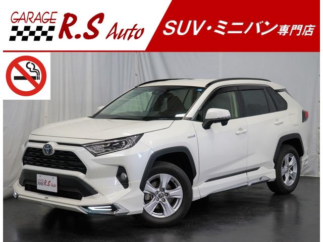 トヨタ RAV4 ハイブリッドX モデリスタエアロ ルーフレール 9型TVナビ Bカメラの中古車｜グーネット中古車