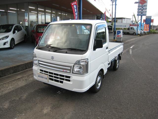 スズキ キャリイトラック KCエアコン パワステ 4WD 4AT スズキセーフティサポート装着車 走行11，120km 車検R7年6月 アイドリングストップ 両席エアバッグ 前後誤発進抑制機能 ...