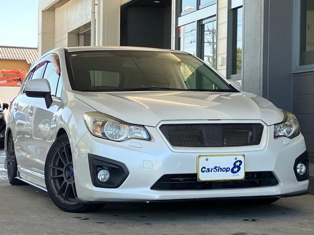 スバル インプレッサスポーツ 1．6i－L 4WD 5MT BLITZ車高調 RAYS17インチAW フロントアンダースポイラー STiサイドスポイラー 49.0万円 平成26年(2014年 ...