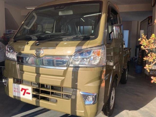 ダイハツ ハイゼットトラックジャンボSAIIIt 4WD 5速MT 前期型 衝突被害軽減システム クリアランスソナー LEDヘッドライト エアコン パワステ パワーウィンドウ キーレス ...