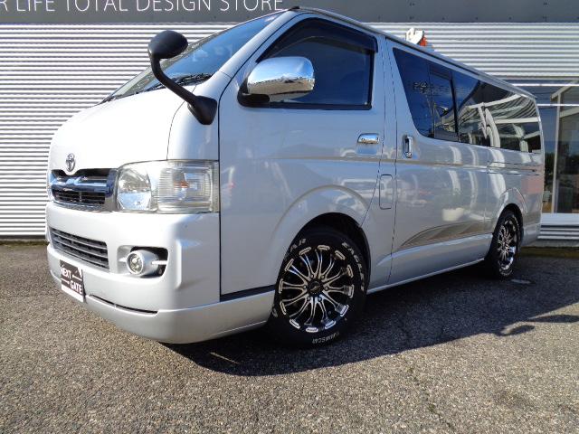 トヨタ ハイエースバン ロングスーパーGL 4WDディーゼルターボ 1．5インチブロック 17インチAW ナビ地デジの中古車｜グーネット中古車