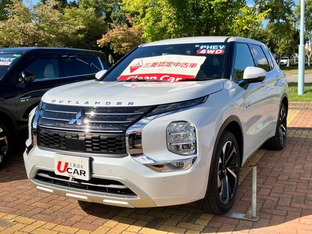 三菱 アウトランダーPHEV P ドラレコ前後 全方位カメラ 純正ナビの中古車｜グーネット中古車