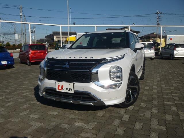 三菱 アウトランダーPHEV G 7人乗り 4WD 純正9インチナビの中古車｜グーネット中古車