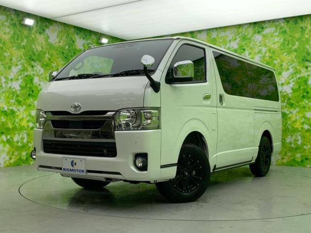 トヨタ ハイエースバン 4WDロングスーパーGLダークプライム2 保証書 純正 SDナビの中古車｜グーネット中古車