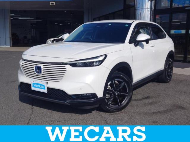 ホンダ ヴェゼル eHEV X 新品タイヤ／保証書／純正 9インチ SDナビ／ホンダセンシング／車線逸脱防止支援システム／パーキングアシスト バックガイド／ドライブレコーダー 純正 ...