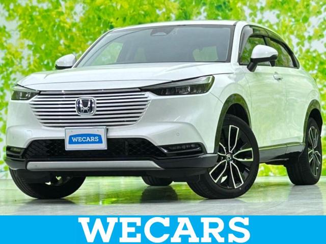 ホンダ ヴェゼル eHEV Z 新品タイヤ／保証書／純正 9インチ SDナビ／衝突安全装置／シートヒーター／車線逸脱防止支援システム／シート ハーフレザー／パーキングアシスト バックガイド ...