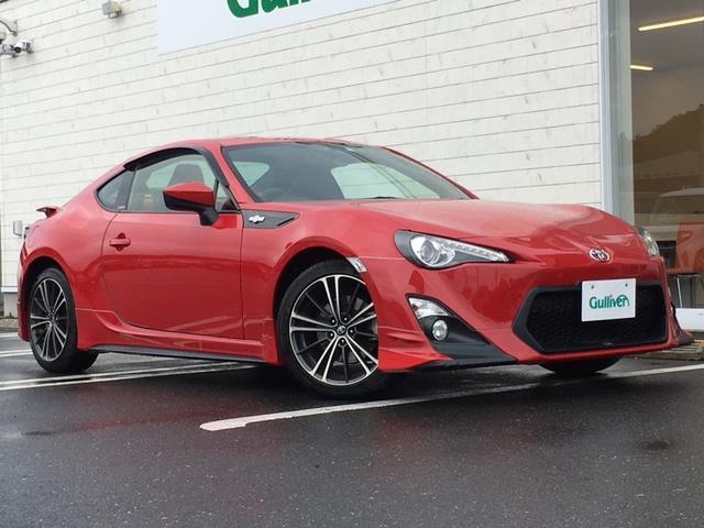 トヨタ 86 GTリミテッド TRDエアロ 純正SDナビ フルセグTV DVDの中古車｜グーネット中古車