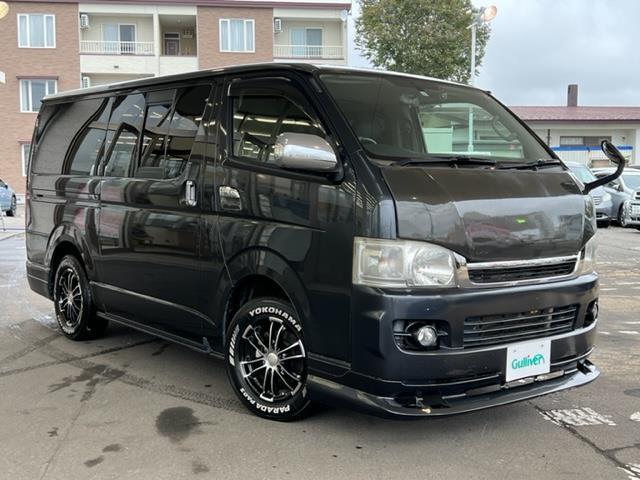 トヨタ ハイエースバン ロングスーパーGL 4WD 軽油 社外SDナビ フルセグTV走行中視聴可の中古車｜グーネット中古車