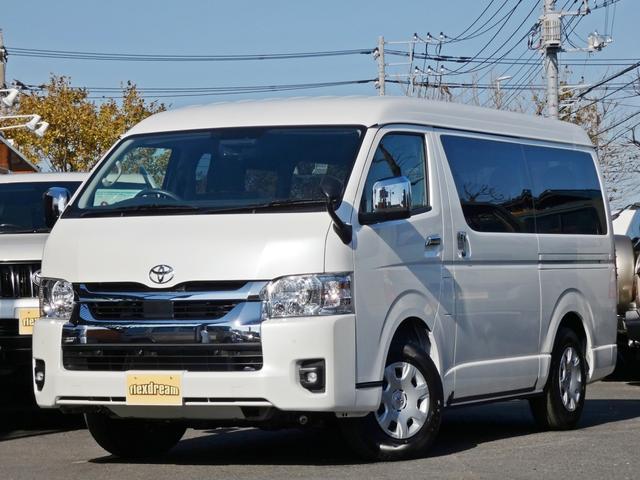 トヨタ ハイエースワゴン GL flexdreamライトキャンピングカーFD－BOX2 フルフラット 後席スライドレール付 ブラックデニムシートカバーの中古車｜グーネット中古車