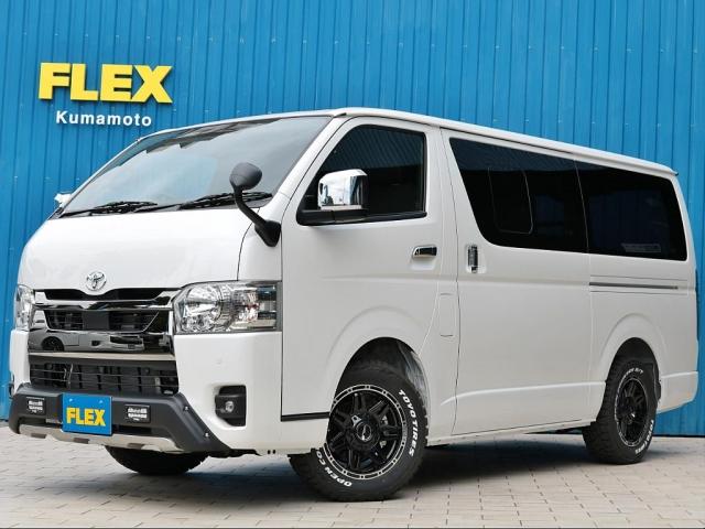 トヨタ ハイエースバン スーパーGL ダークプライムII スライドドア小窓付き TRD＆FLEXカスタムの中古車｜グーネット中古車