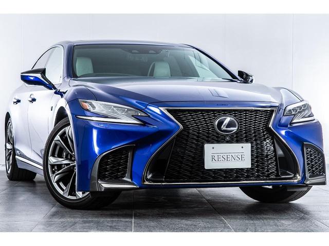 レクサス LS LS500h Fスポーツ ムーンルーフ 純正20インチAWの中古車｜グーネット中古車
