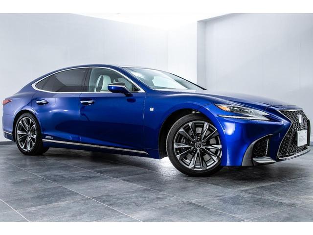レクサス LS LS500h Fスポーツ ムーンルーフ 純正20インチAWの中古車｜グーネット中古車