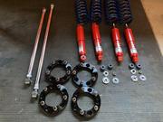 JB64W ジムニー ダウンサス取付け 1G締め アライメント調整 光軸調整【広島 安佐北区 シグナル リフトアップ 溶接 ラテラルロッド加工 安佐南区 西区 東区 南区 中区 安芸区 佐伯区 ...